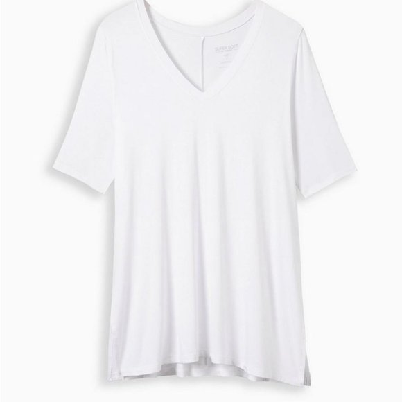 torrid | Tops | Nwt Torrid Favorite Tunic Super Soft Vneck Side Slit ...